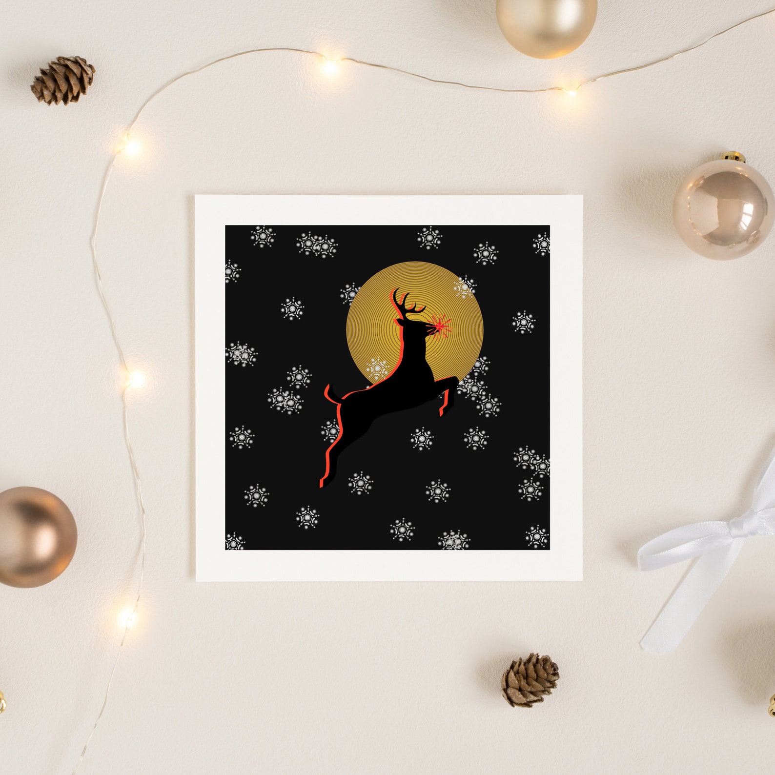 Digital Print Rudolph the Red Nosed Reindeer, Christmas Prints, Holiday ...