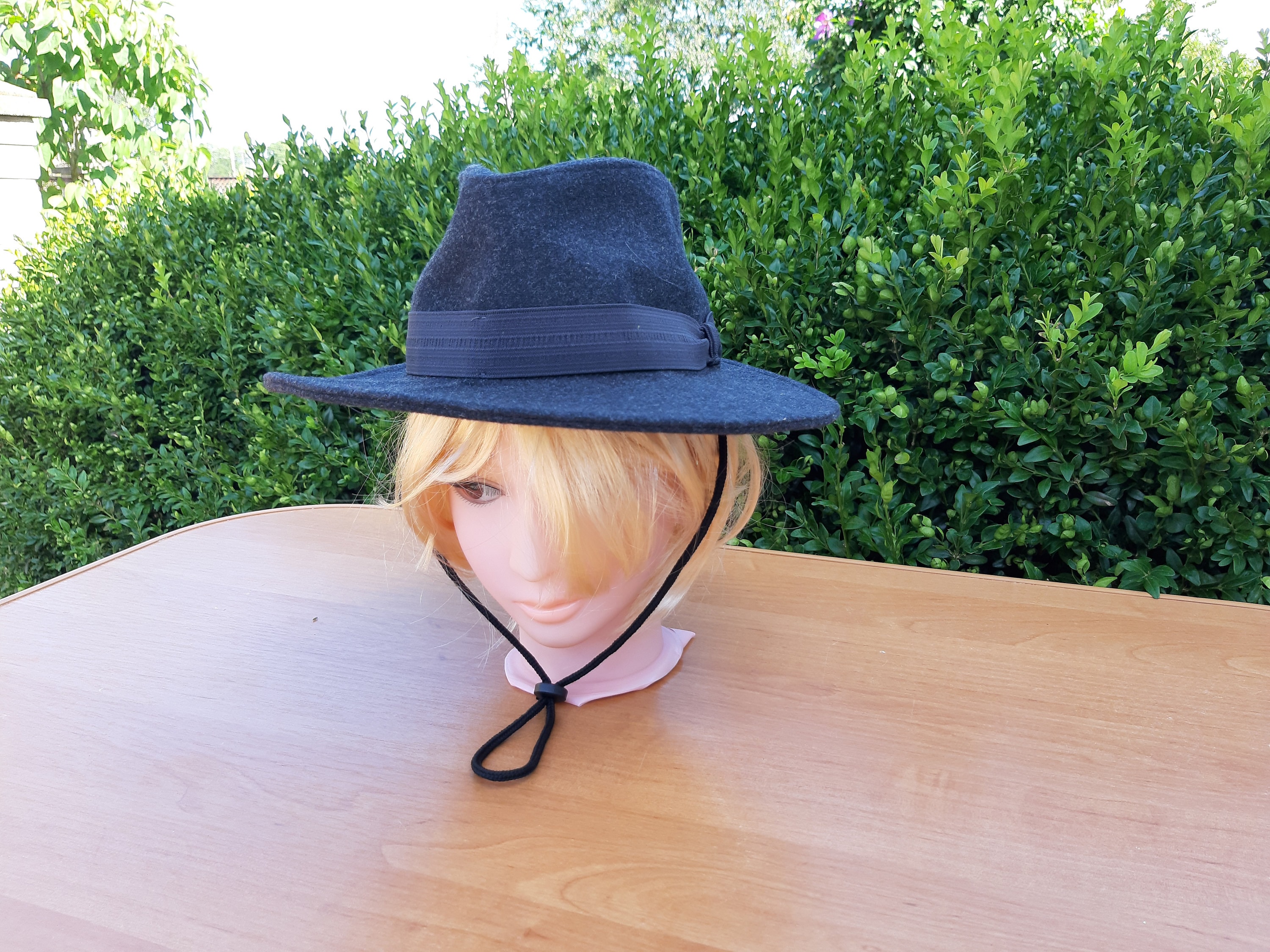 Vintage Trachten Capo Hat. Blue Tweed Fedora. Austrian Wool | Etsy