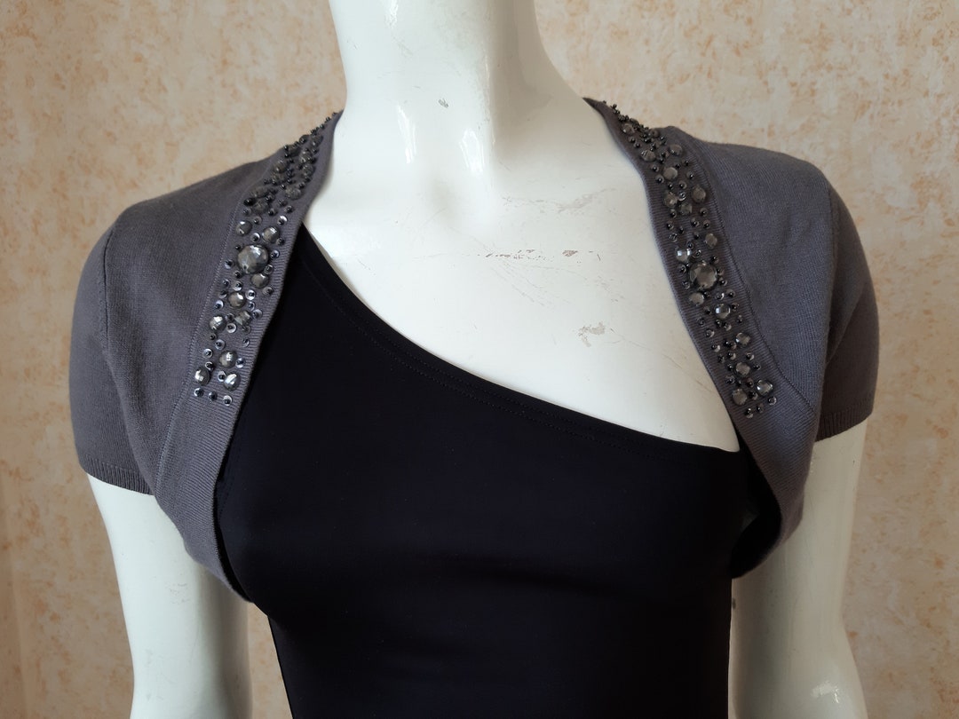 Vintage Orsay Bolero Jacket Bolero Jacket Women Jacket Bolero Gray ...