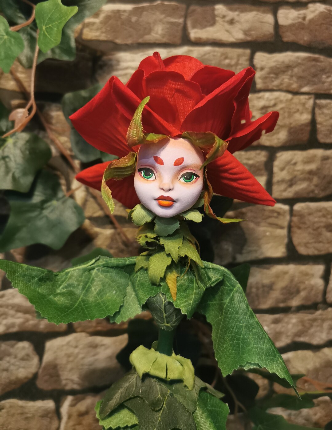 Flower Girl Rose Monster High Ooak Doll - Etsy