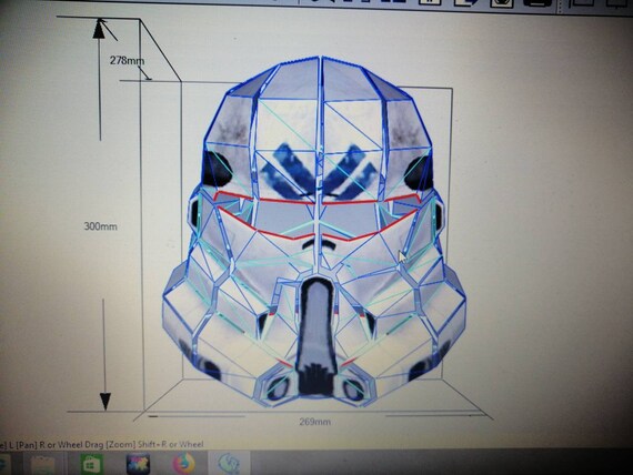 Clone Airborne Trooper Pepakura