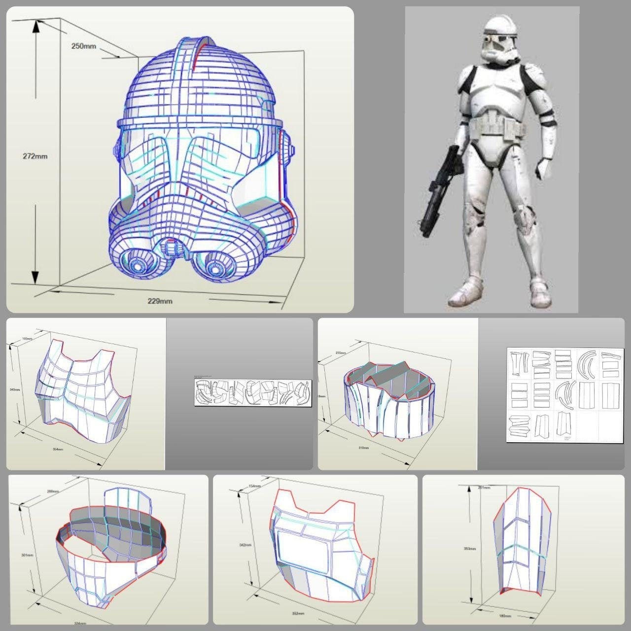 Clone trooper pepakura - titoclear