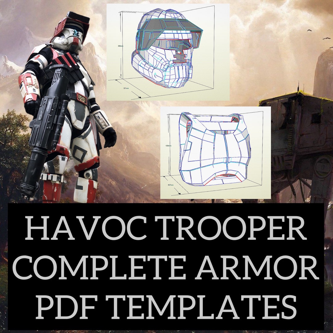 Armure Star Wars Havok Trooper, PDF & AOP - Etsy France