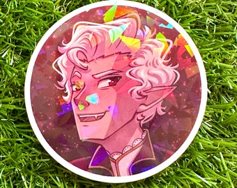 Baldur's Gate 3 Astarion Sticker, Vinyl Sticker, BG3 Sticker - Etsy