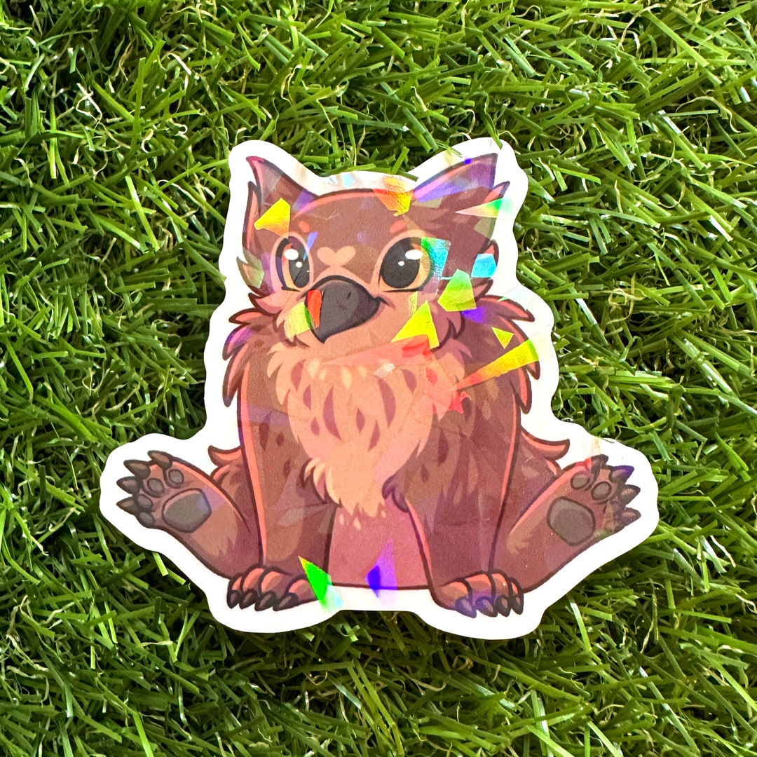 Owlbear Cub Vinyl Sticker - Etsy