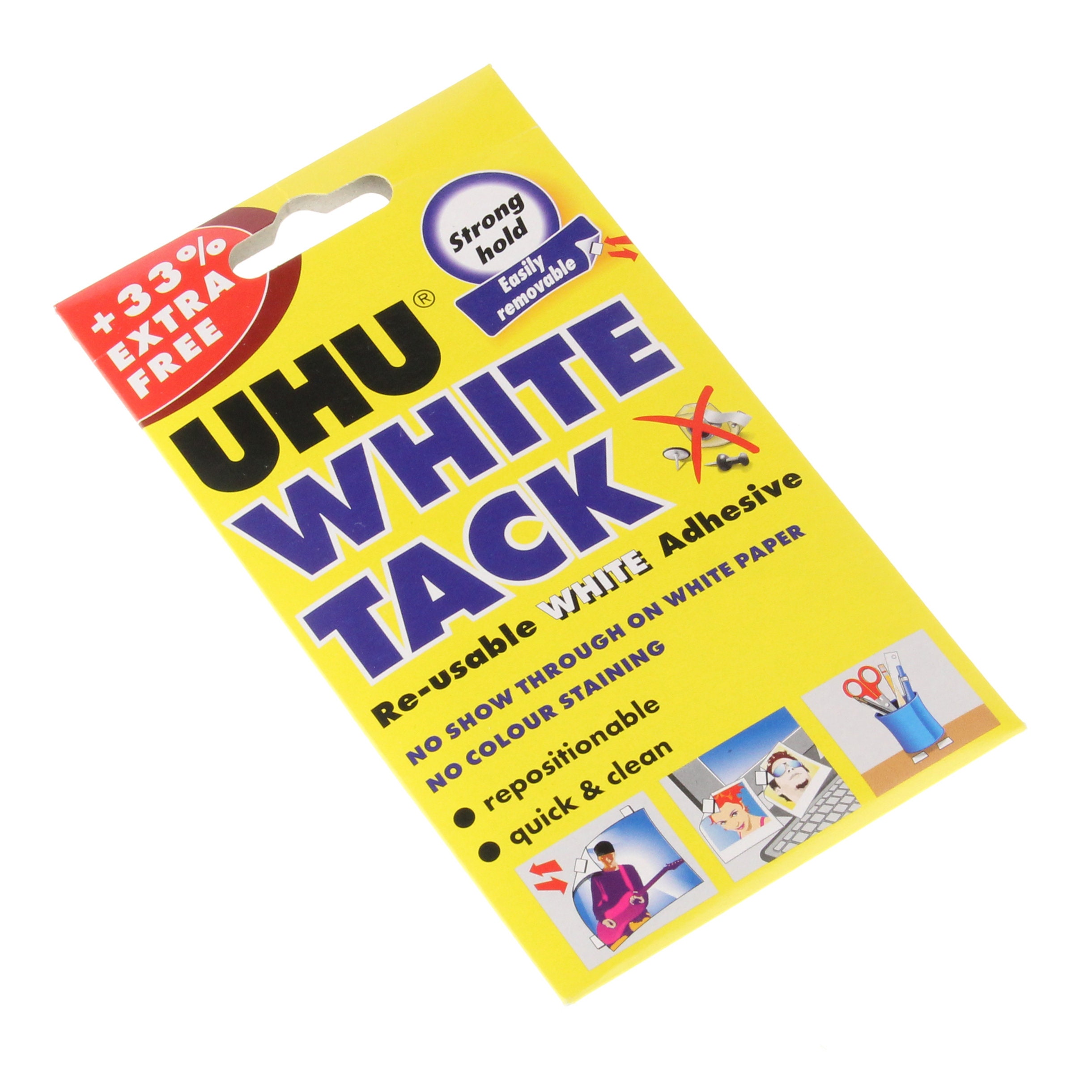 UHU White Tack 50g - Etsy