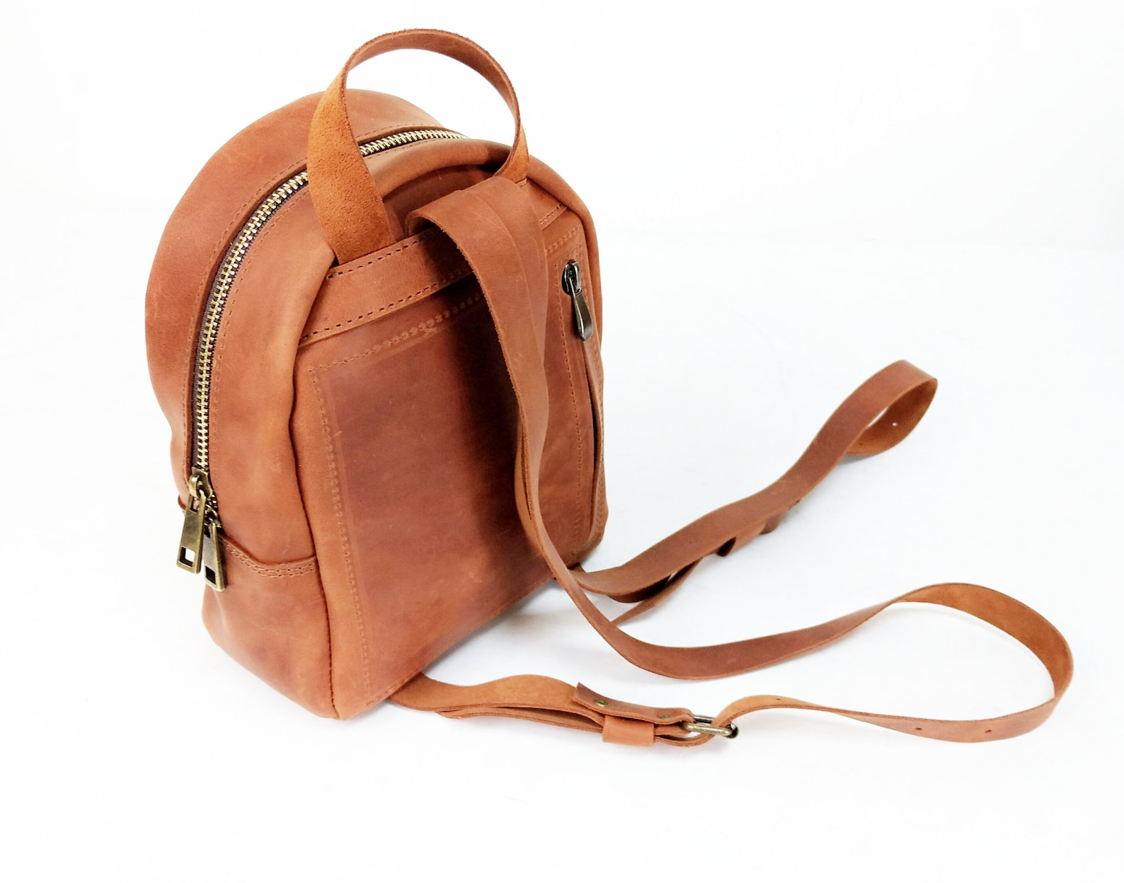 Small Leather Backpack / Leather Backpack / Leather Backpack | Etsy