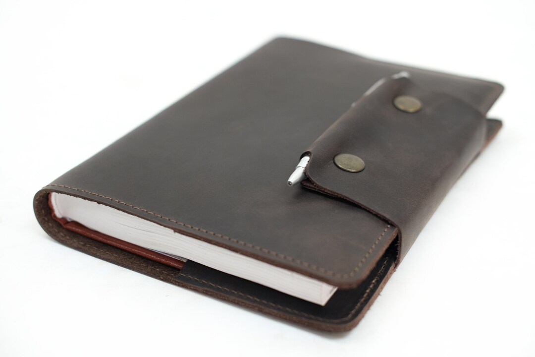 Personalized Leather Cover for Notebook A6 Notebook B6 - Etsy