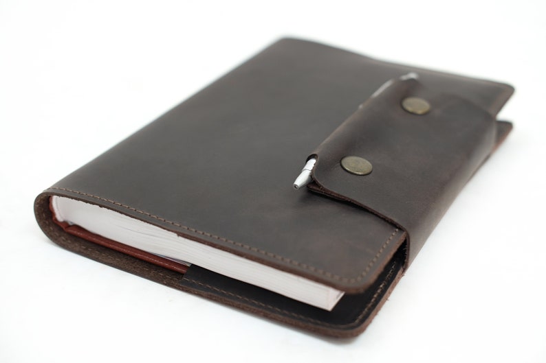 Personalized Leather Cover for Notebook A6 Notebook B6 - Etsy UK