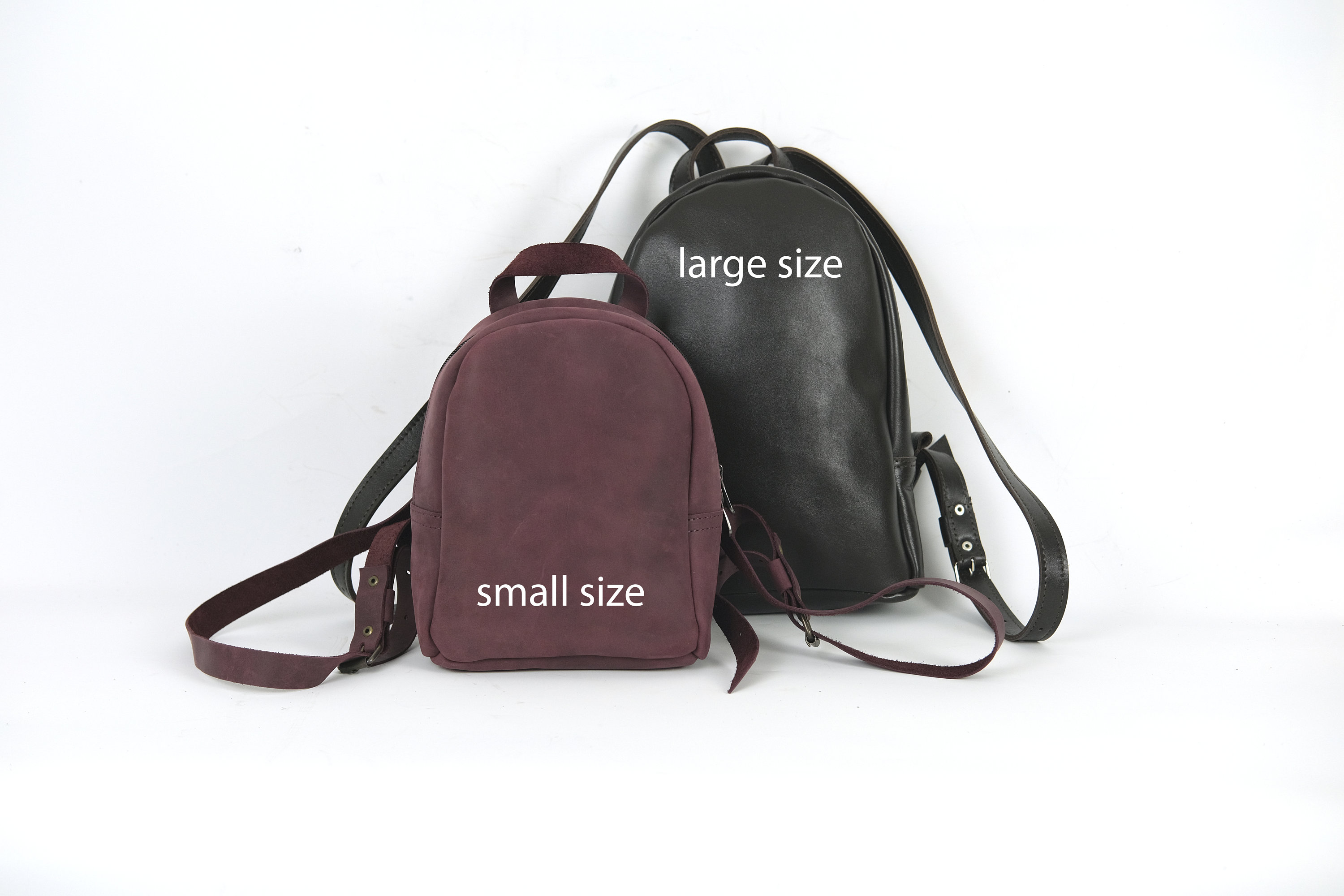 Small Leather Backpack / Leather Backpack / Leather Backpack | Etsy