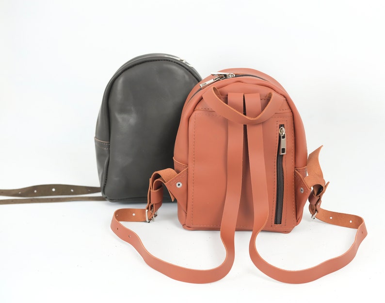 Small Leather Backpack / Leather Backpack / Leather Backpack - Etsy