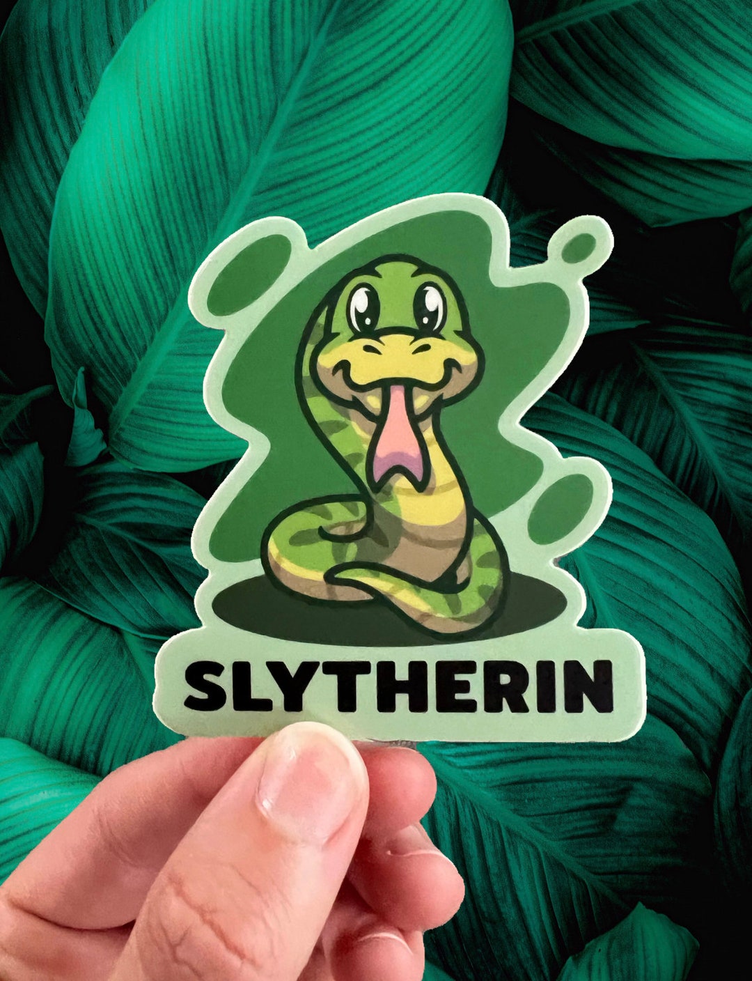 Slytherin Snake Sticker - Etsy