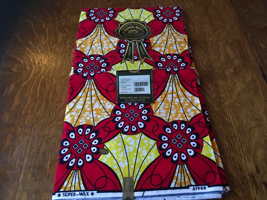 Double Wax African Fabric Holland Vlisco - Etsy