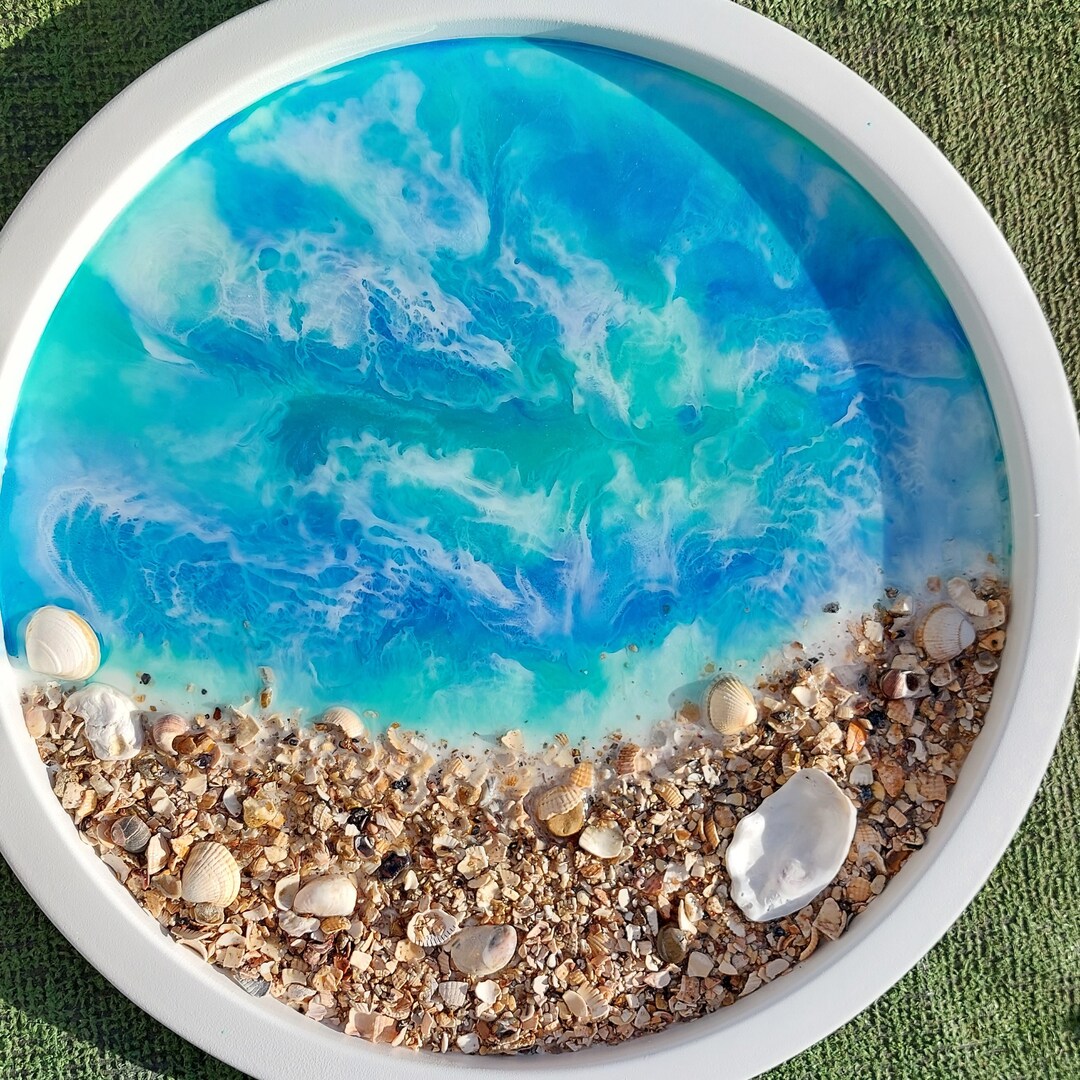 Seaside Serenity: Portable Folding Beach Table Compact, Lightweight ...