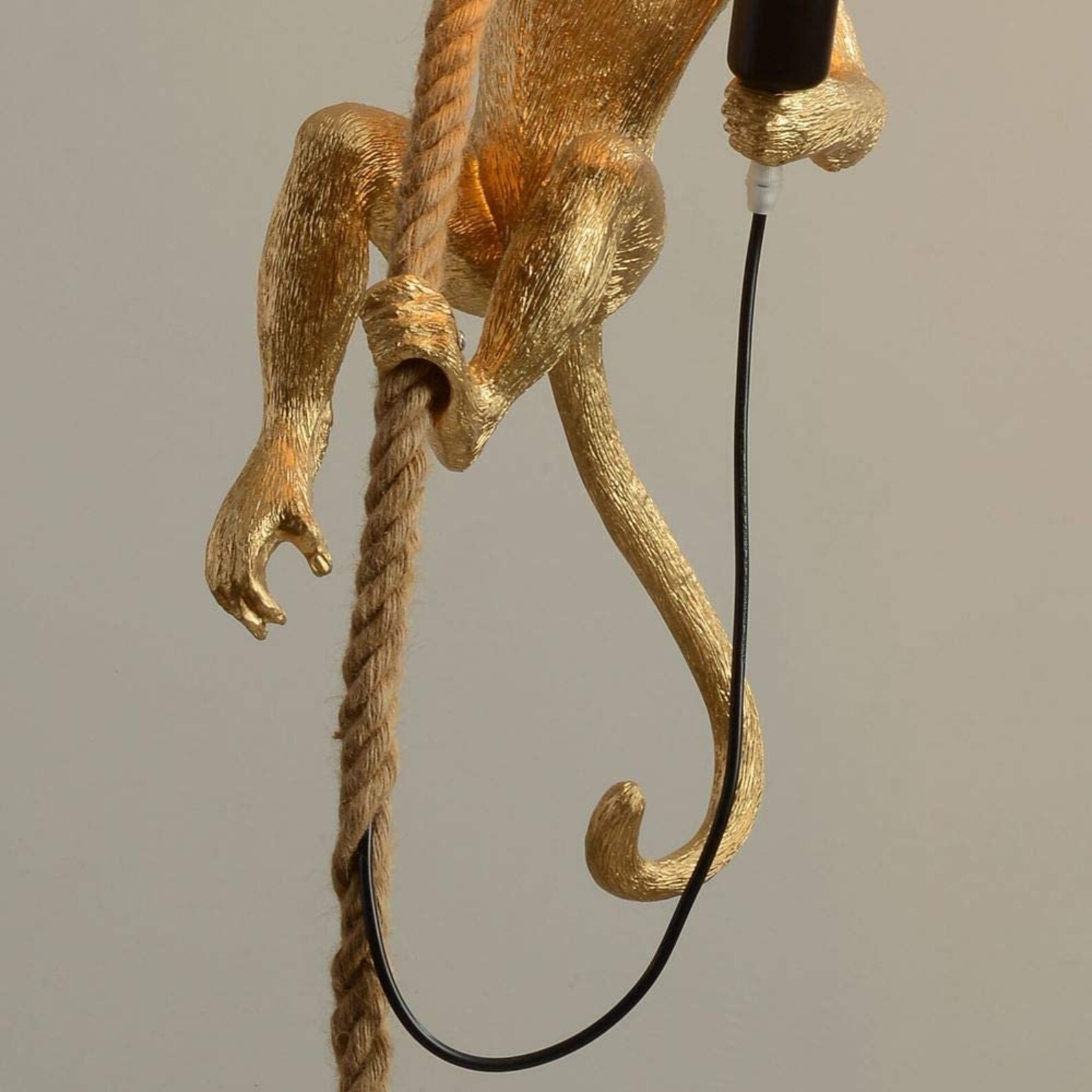 Gold Monkey Lighting Fixture Lamp Vintage Rustic Jungle | Etsy