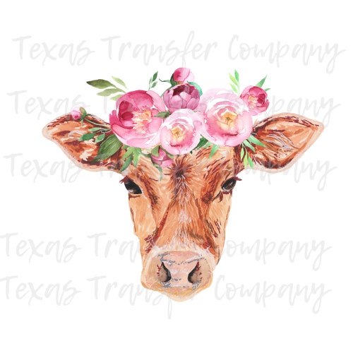 Cow SUBLIMATION TRANSFER Ready to Press Transfer Bandana - Etsy