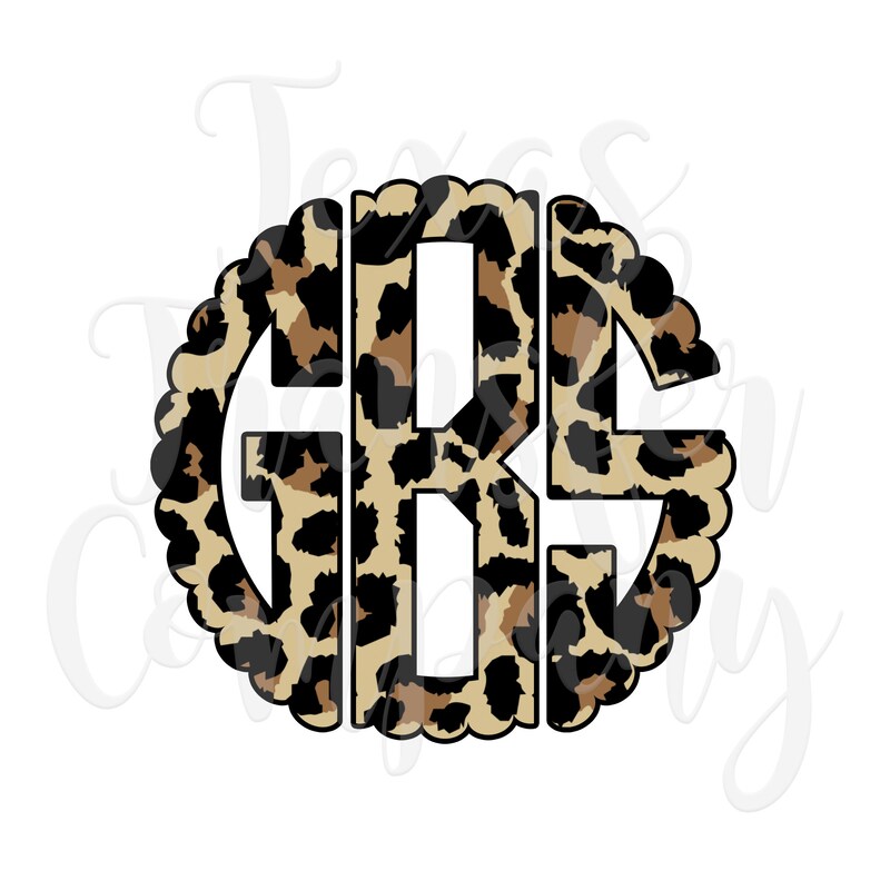 Monogram Scallop - Etsy