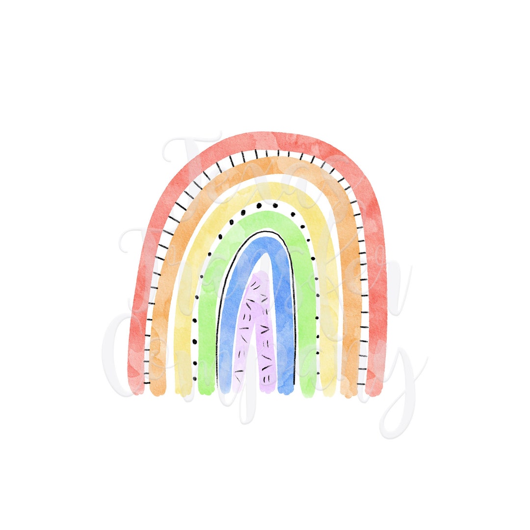 Rainbow Sublimation Heat Transfer, Cotton Tshirt Transfer, Ready to ...