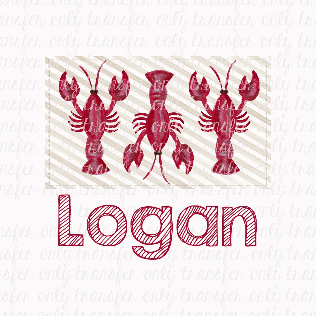 Ready to Press Sublimation Transfer Print, Crawfish Transfer Print ...