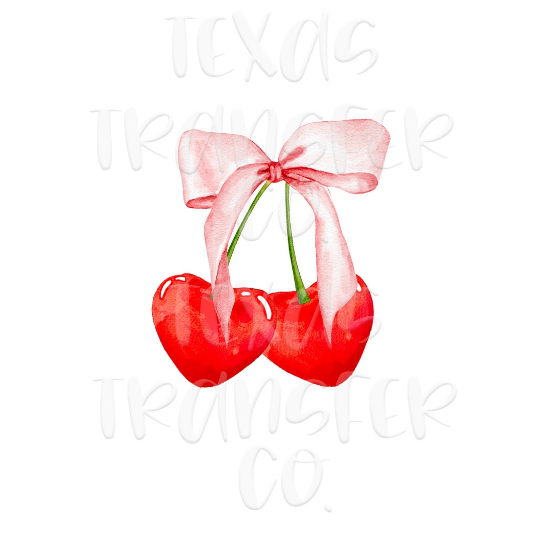 Trendy Cherry Sublimation Transfer, Mama Bow Transfer, Girlie Aesthetic ...