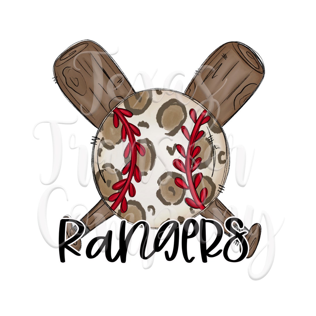 Personalized Leopard Baseball Sublimation Transfer Ready to Press ...
