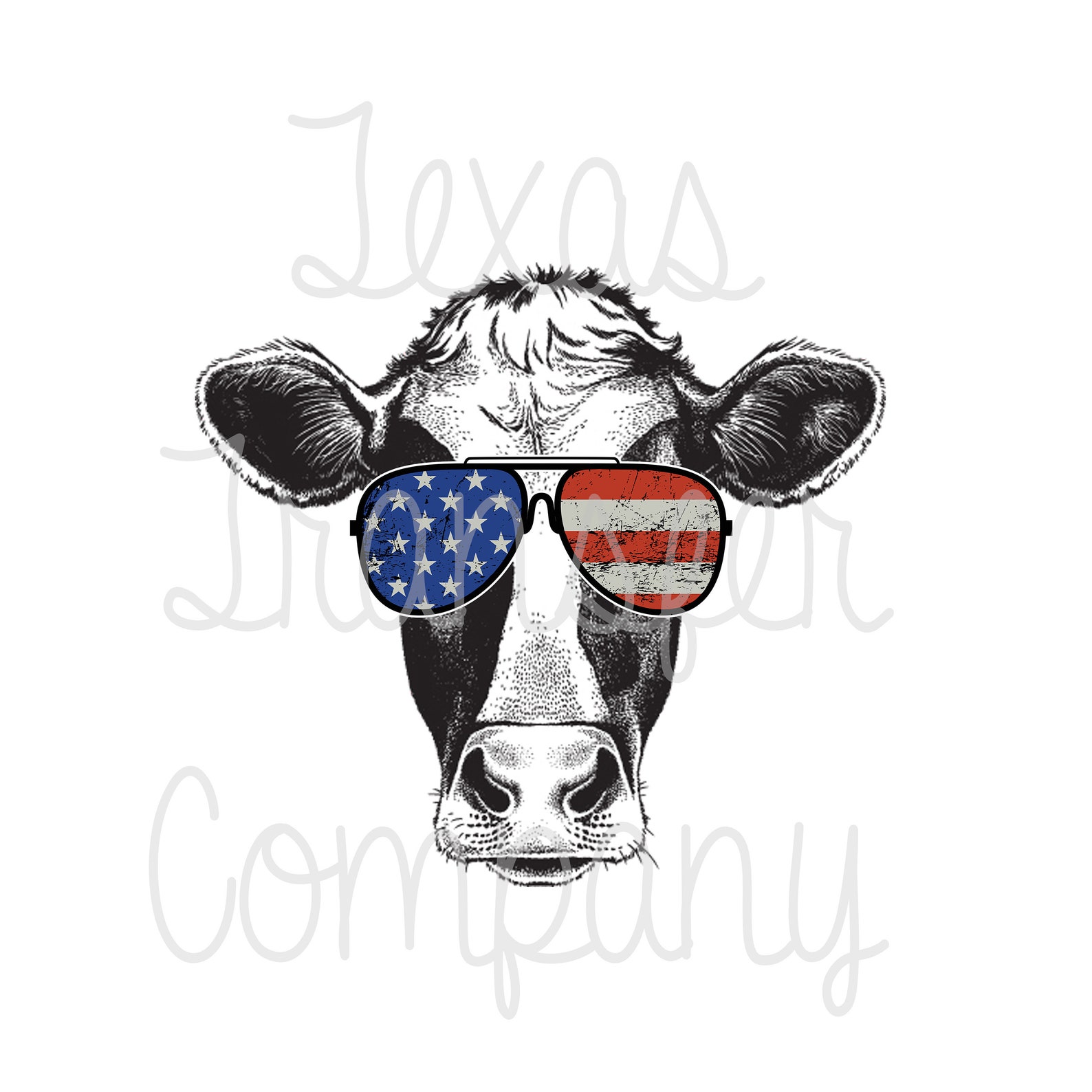 Cow With USA Sunglasses Digital Download Cow Png Sublimation - Etsy