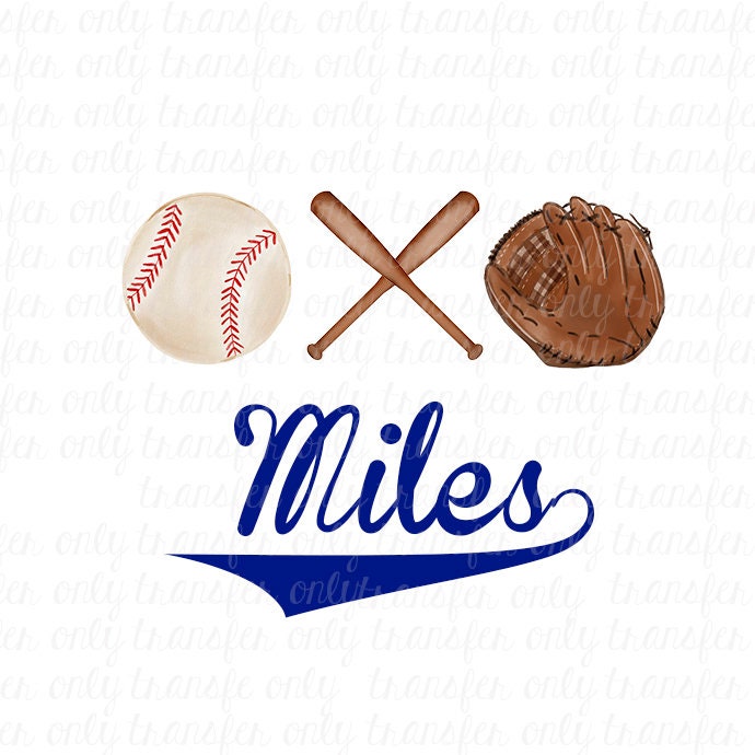 Personalized Baseball Sublimation Transfer Kids Baseball - Etsy