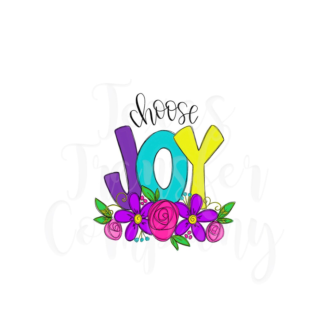 Choose Joy Rainbow Sublimation Heat Transfer, Cotton Tshirt Transfer ...