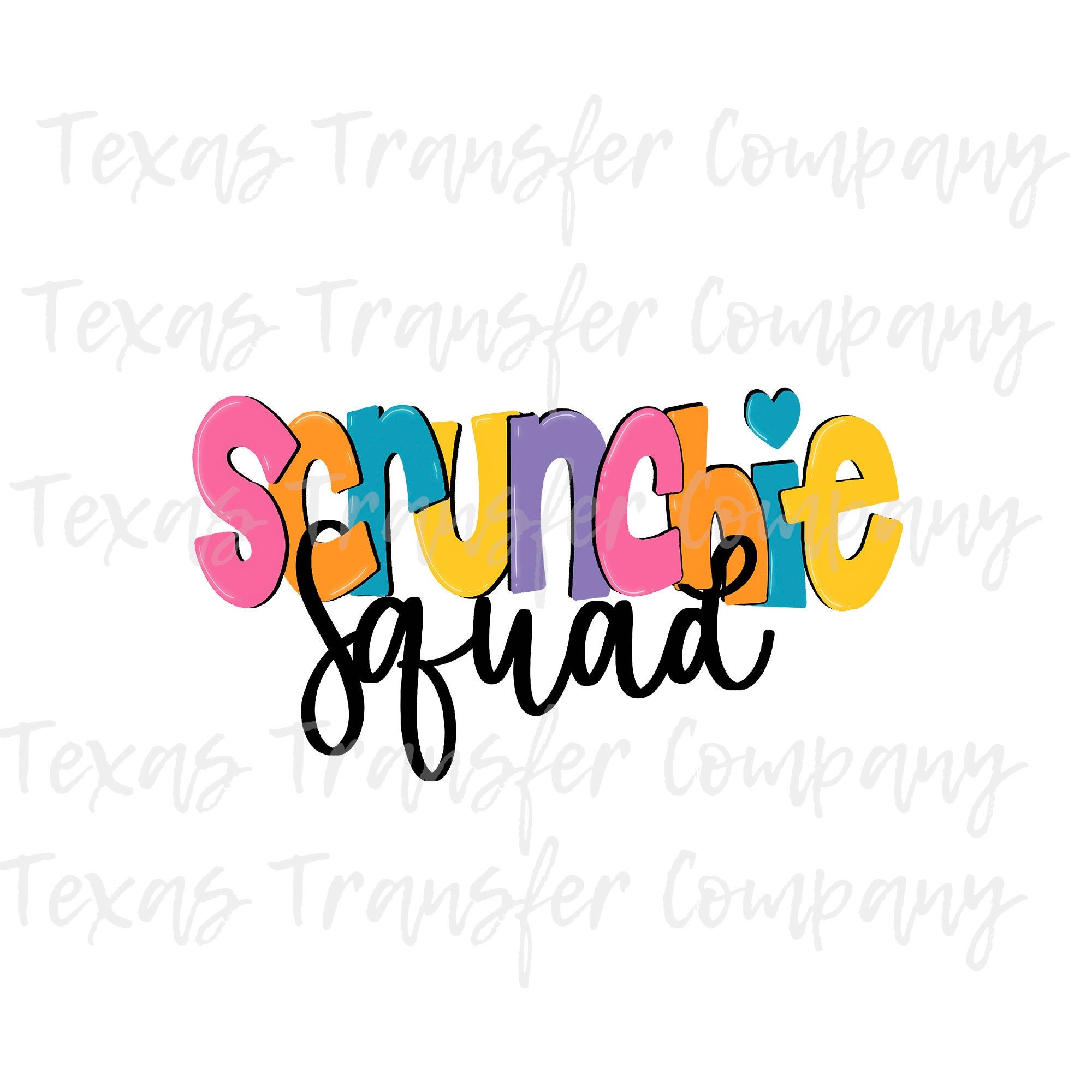 VSCO Scrunchie Squad Sublimation Transfer Cotton Tshirt - Etsy