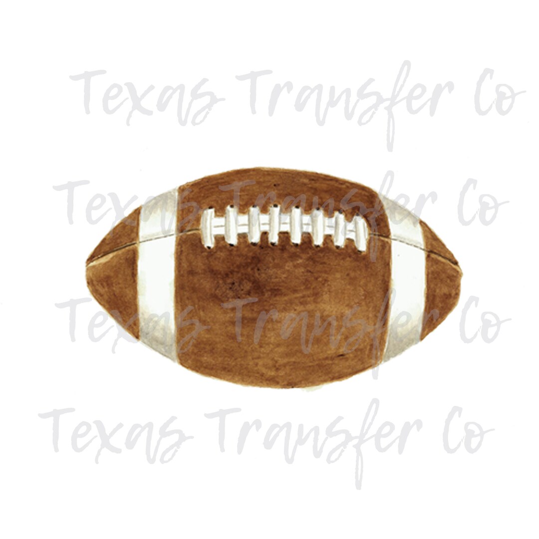 Football PNG for Sublimation or DTG / Digital PNG / Watercolor Football ...