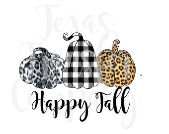 Happy Fall Yall Ready to Press Sublimation PRINT Transfer NOT Vinyl or ...