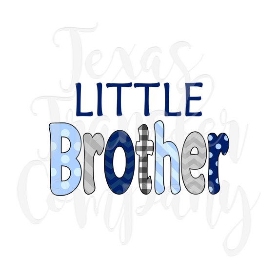 Little Brother Sublimation Transfer Cotton Tshirt Transfer | Etsy