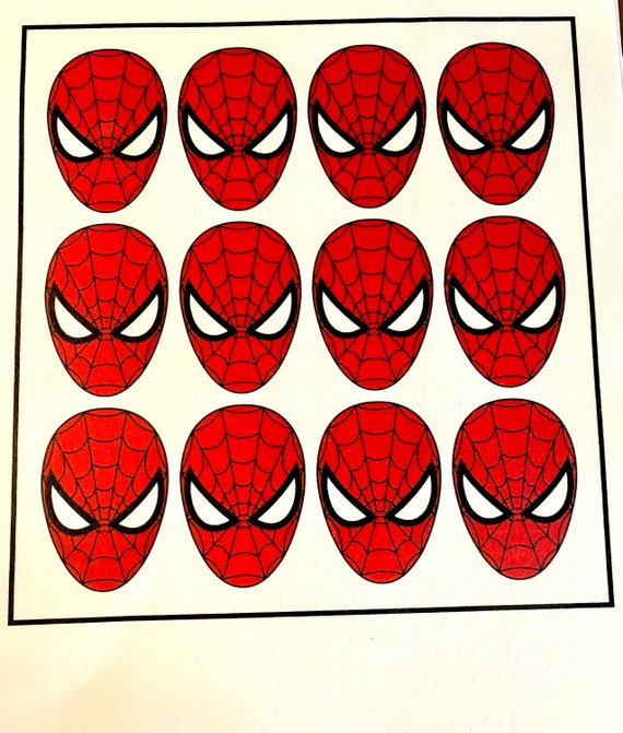 Spiderman Face Pattern