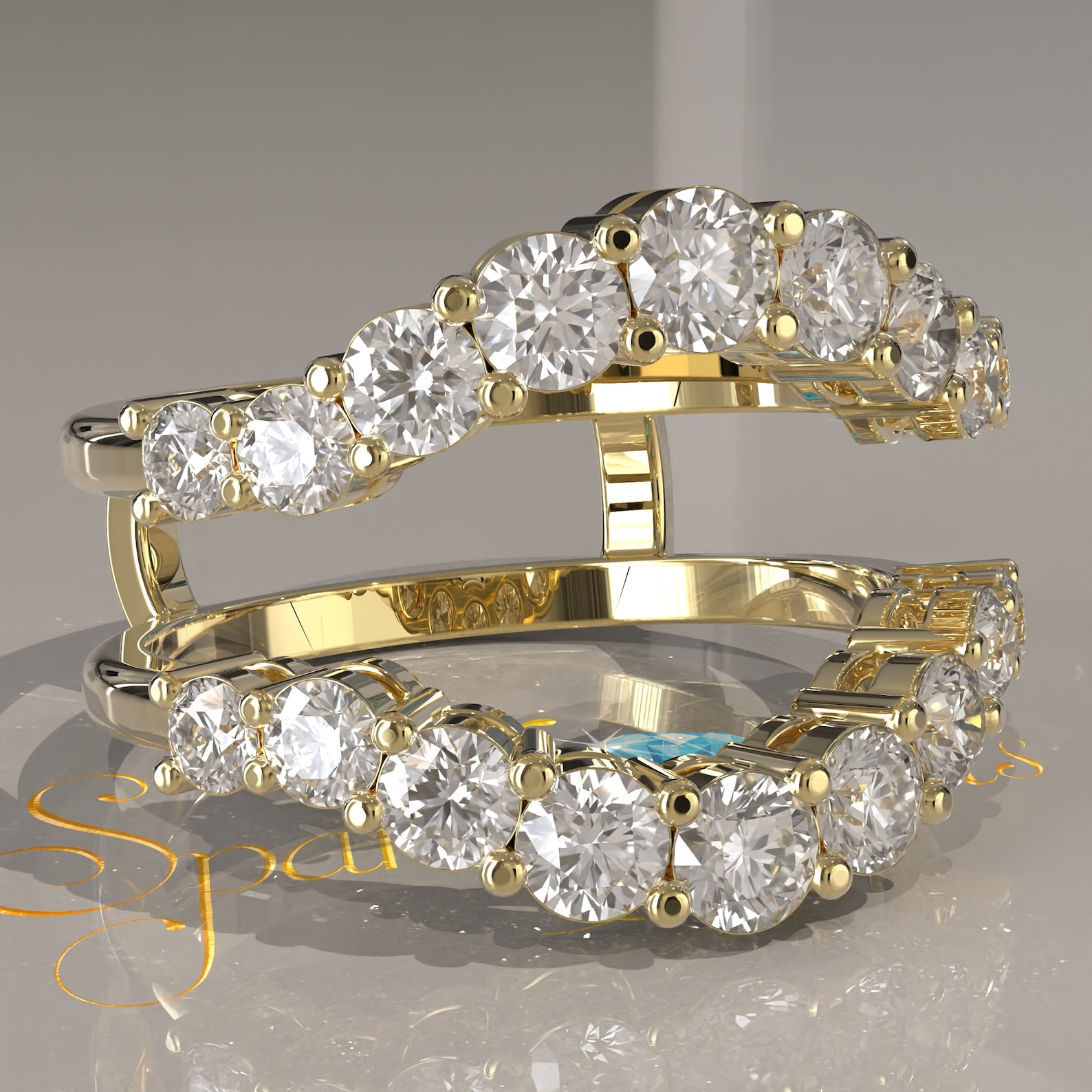 Customizable Ring Enhancer, Aggie Ring Wrap, Diamond Ring Wrap ...