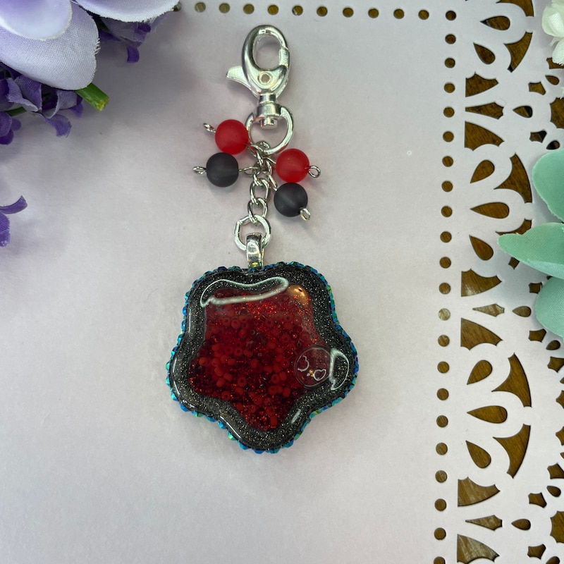 Liquid Keychain - Etsy