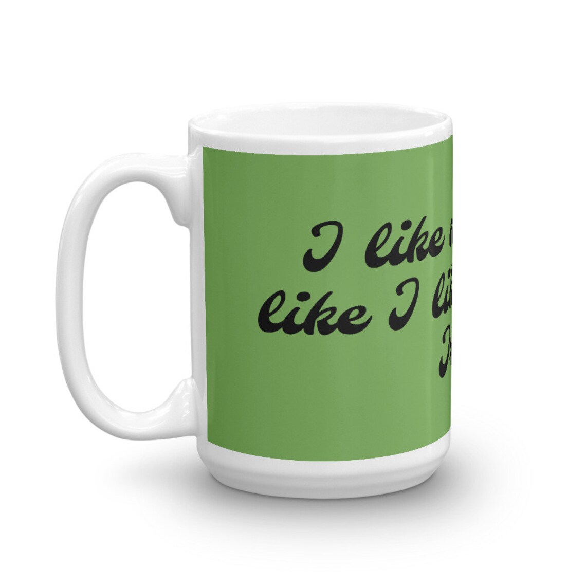 I Like My Coffee Like I Like My Men Irish Mug | Etsy