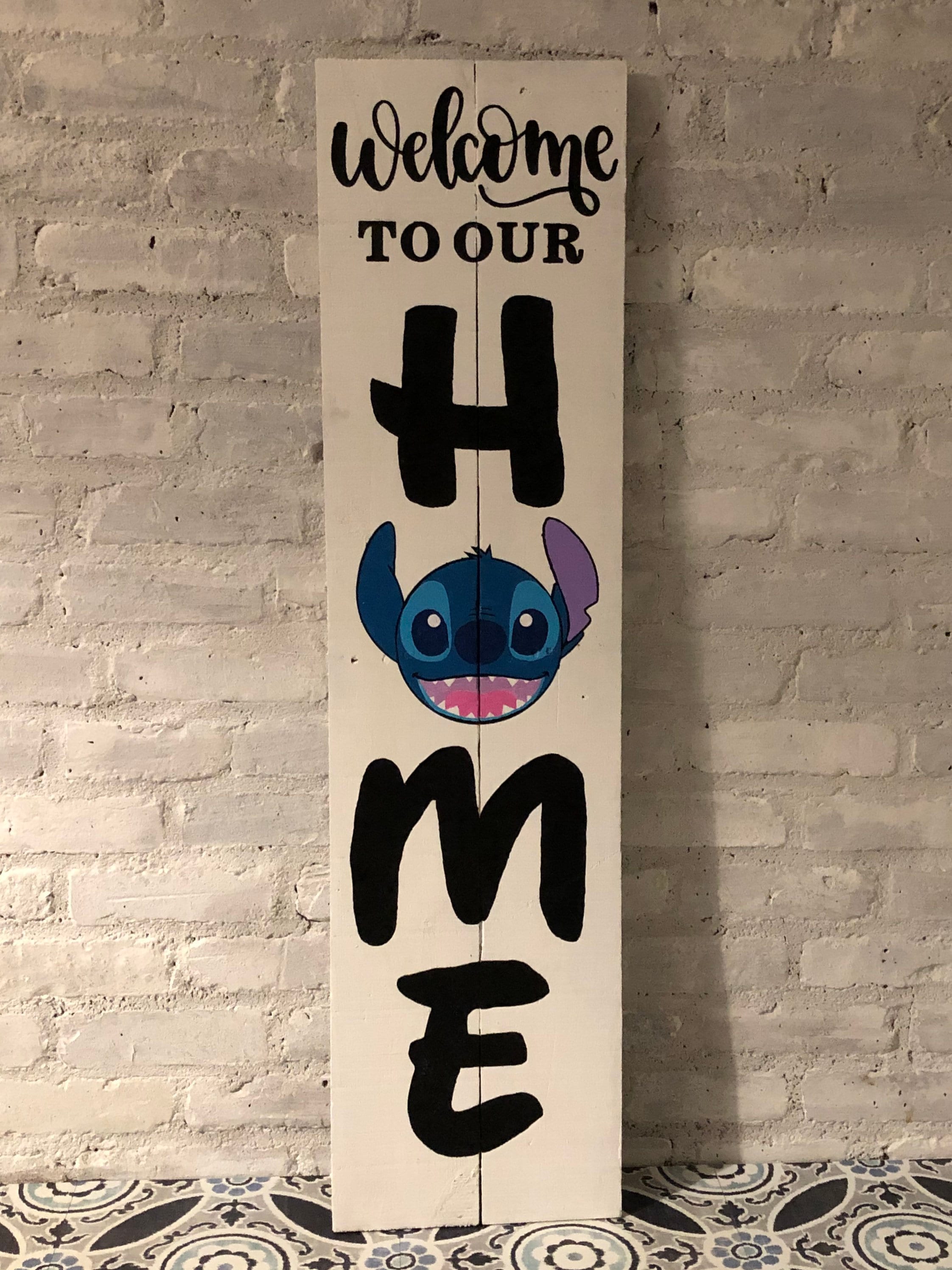 Disney character Welcome to Our Home Porch Signs | Etsy