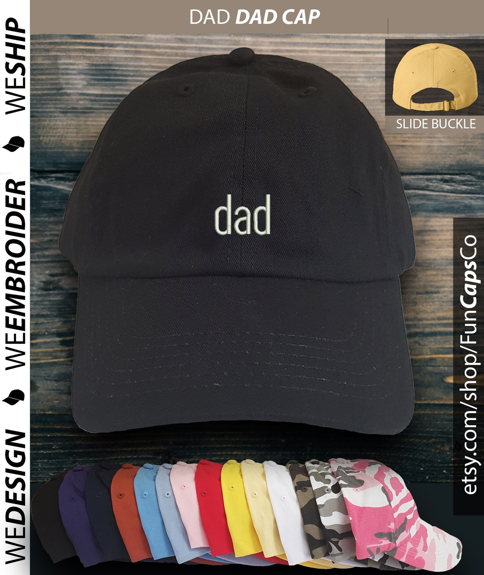 DAD Hat Dad Style Hat Embroidered Hat Dad Dad Capfun Hat - Etsy