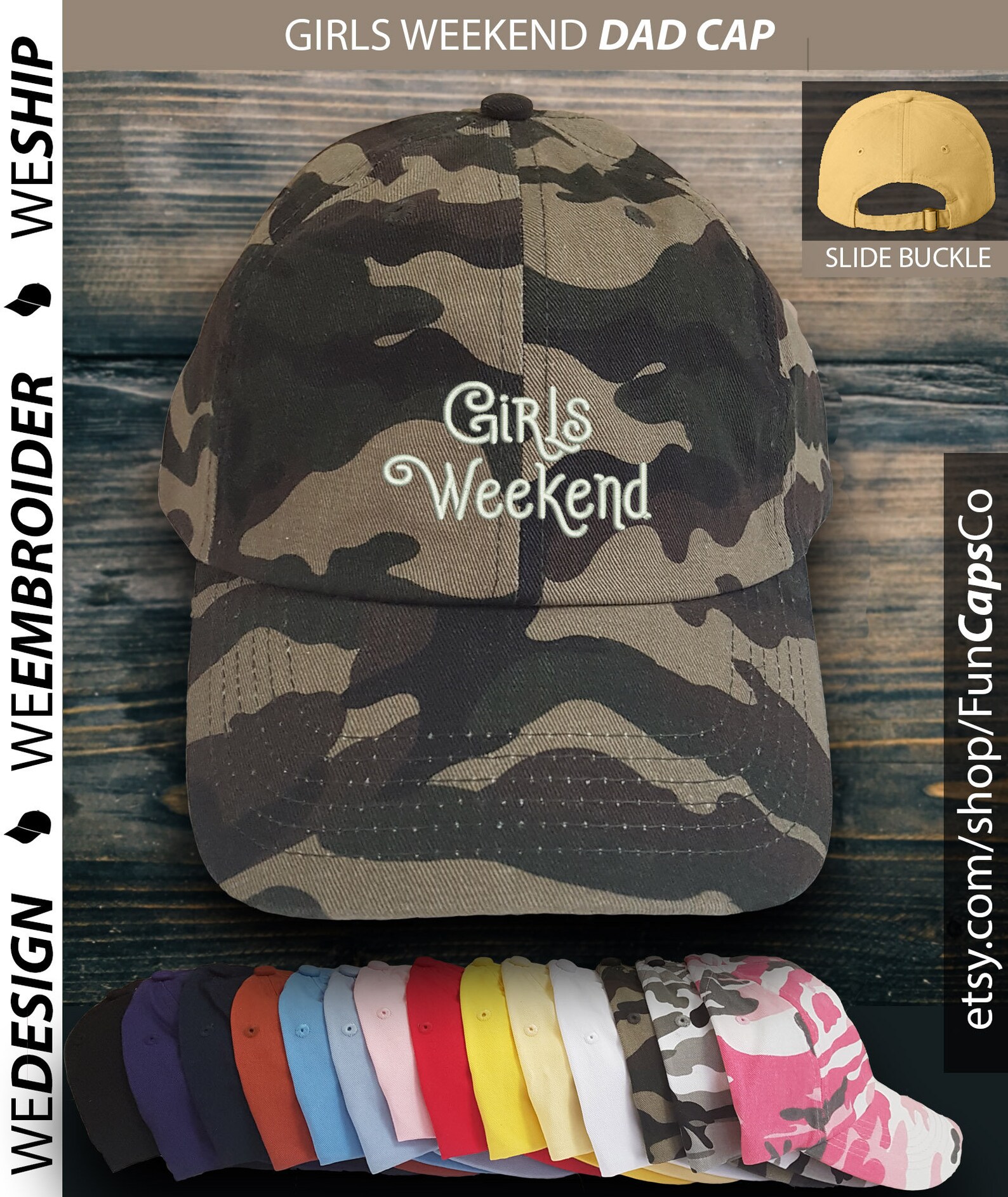 GIRLS WEEKEND Hat Dad Style Cat Embroidered Hat Girls - Etsy