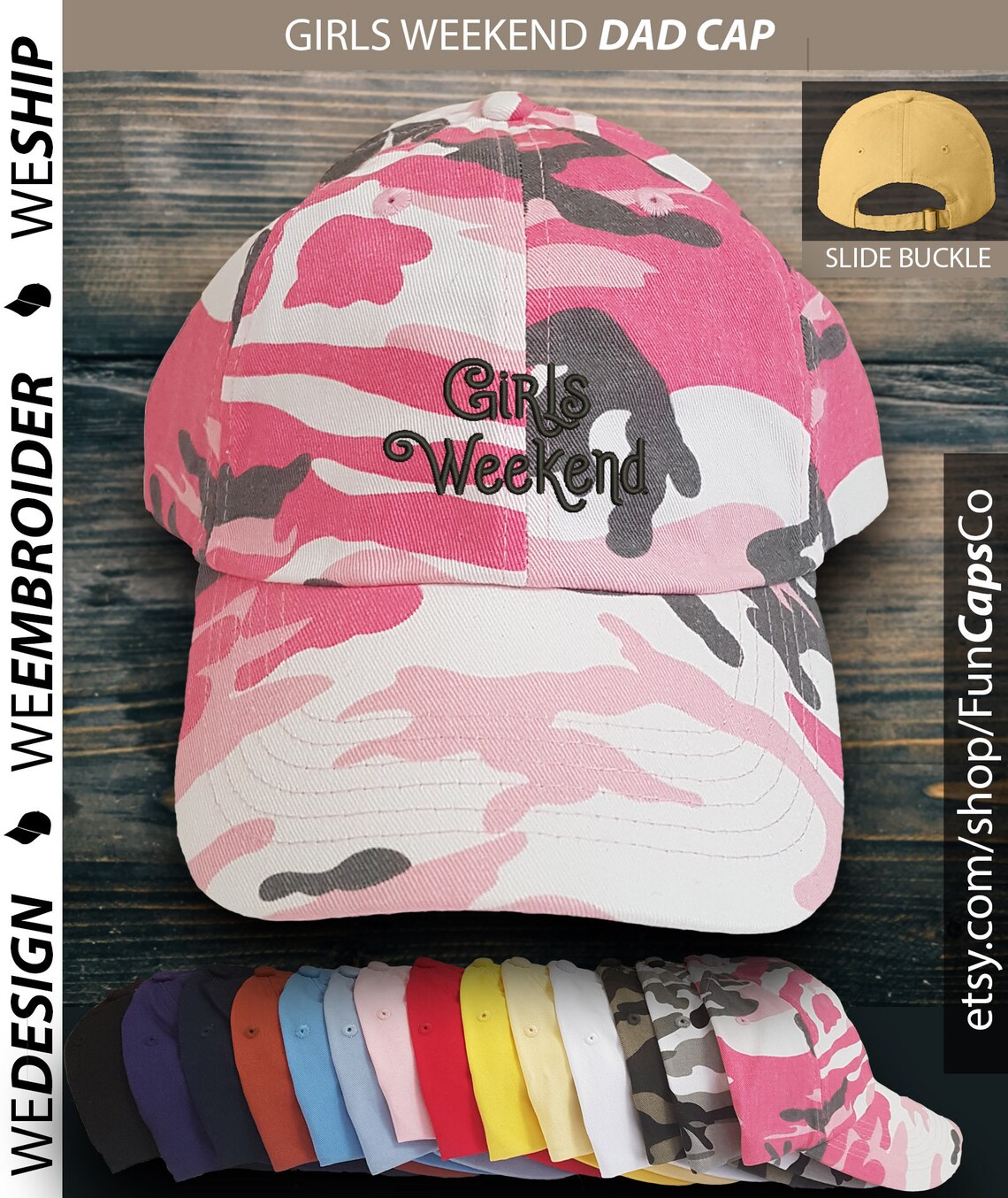 GIRLS WEEKEND Hat Dad Style Cat Embroidered Hat Girls - Etsy