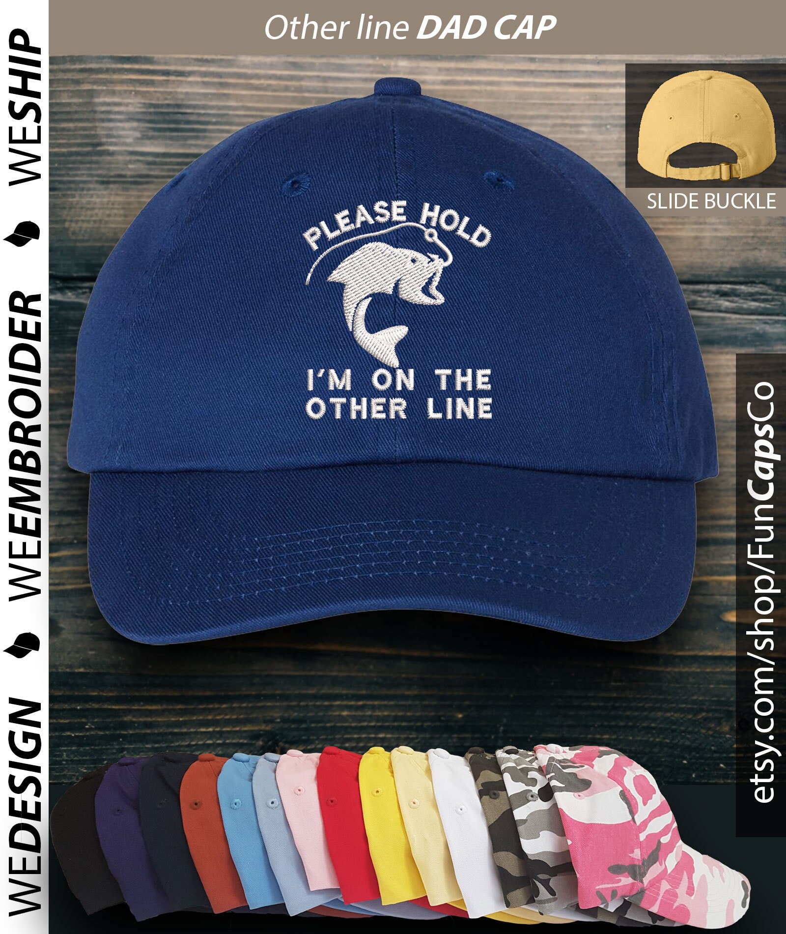 Other Line Hat Funny Cap Design Embroidered Hat - Etsy