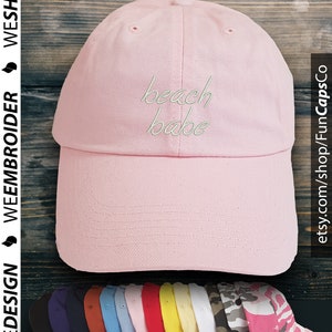 Beach Babe Cap Beach Babe Hat // One Size Fits All Fun - Etsy