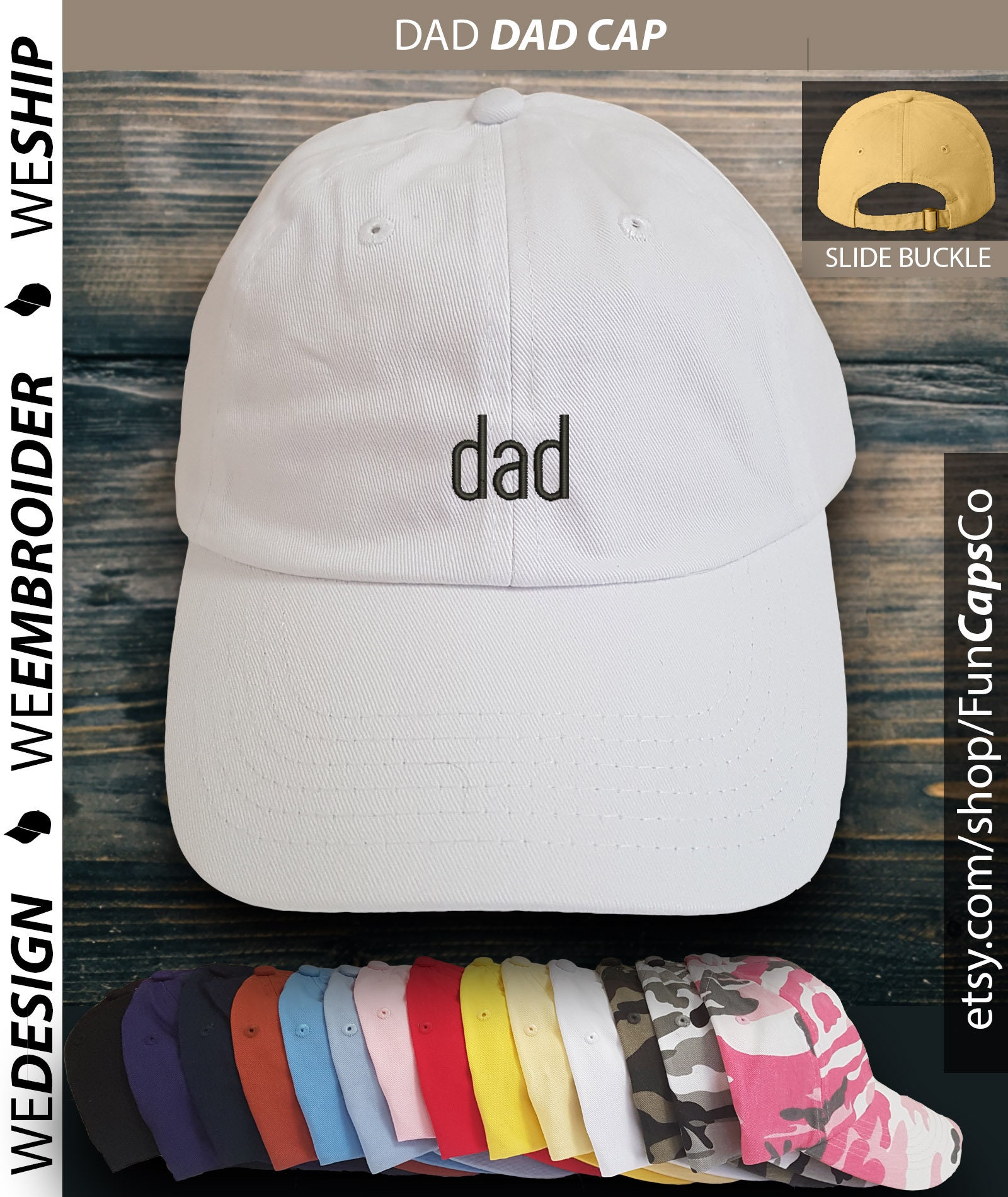 DAD Hat Dad Style Hat Embroidered Hat Dad Dad Capfun Hat - Etsy
