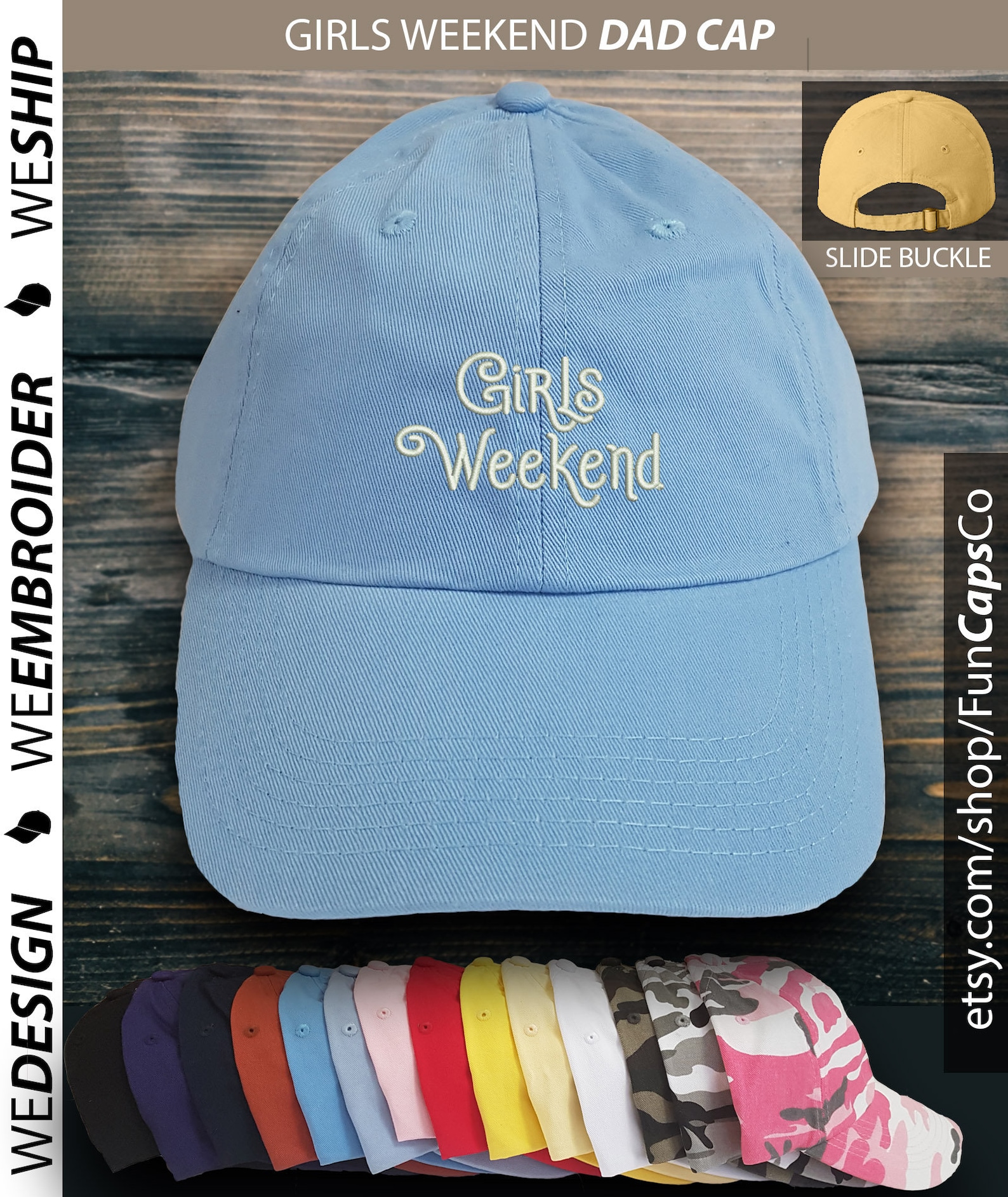 GIRLS WEEKEND Hat Dad Style Cat Embroidered Hat Girls - Etsy