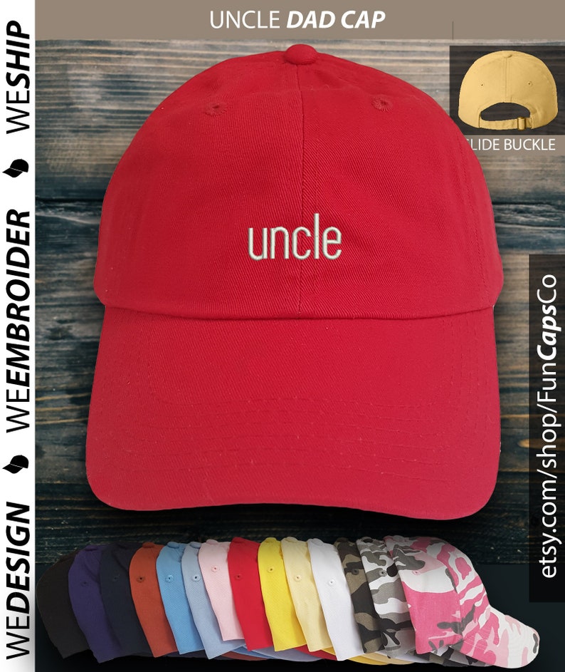 UNCLE Hat Dad Style Cat Embroidered Hat Uncle Dad Capfun - Etsy
