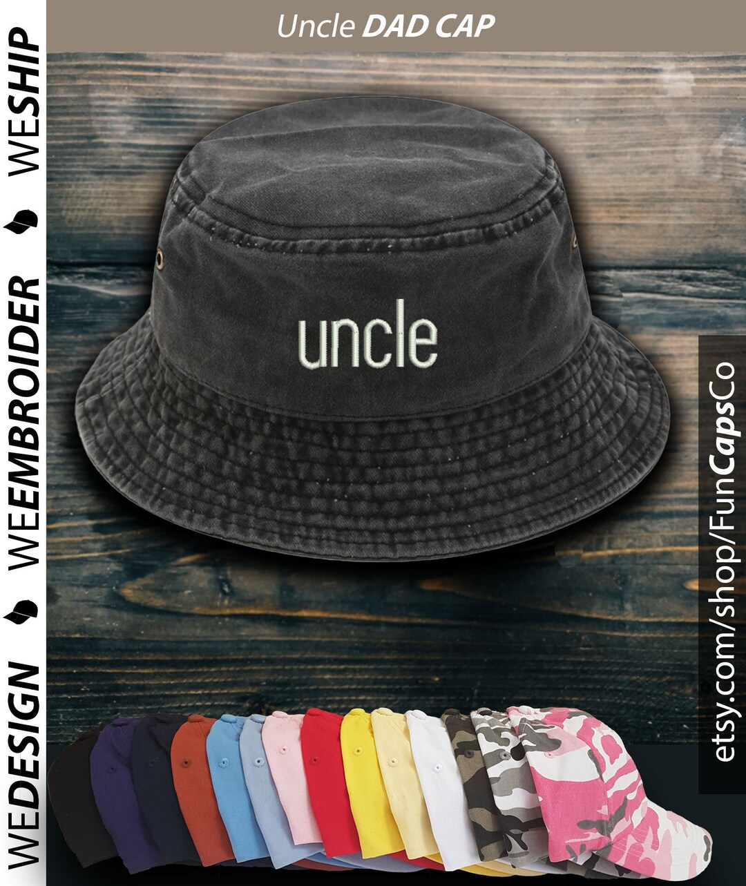 Uncle Hat Bucket Hat for Women Fisherman's Hat - Etsy