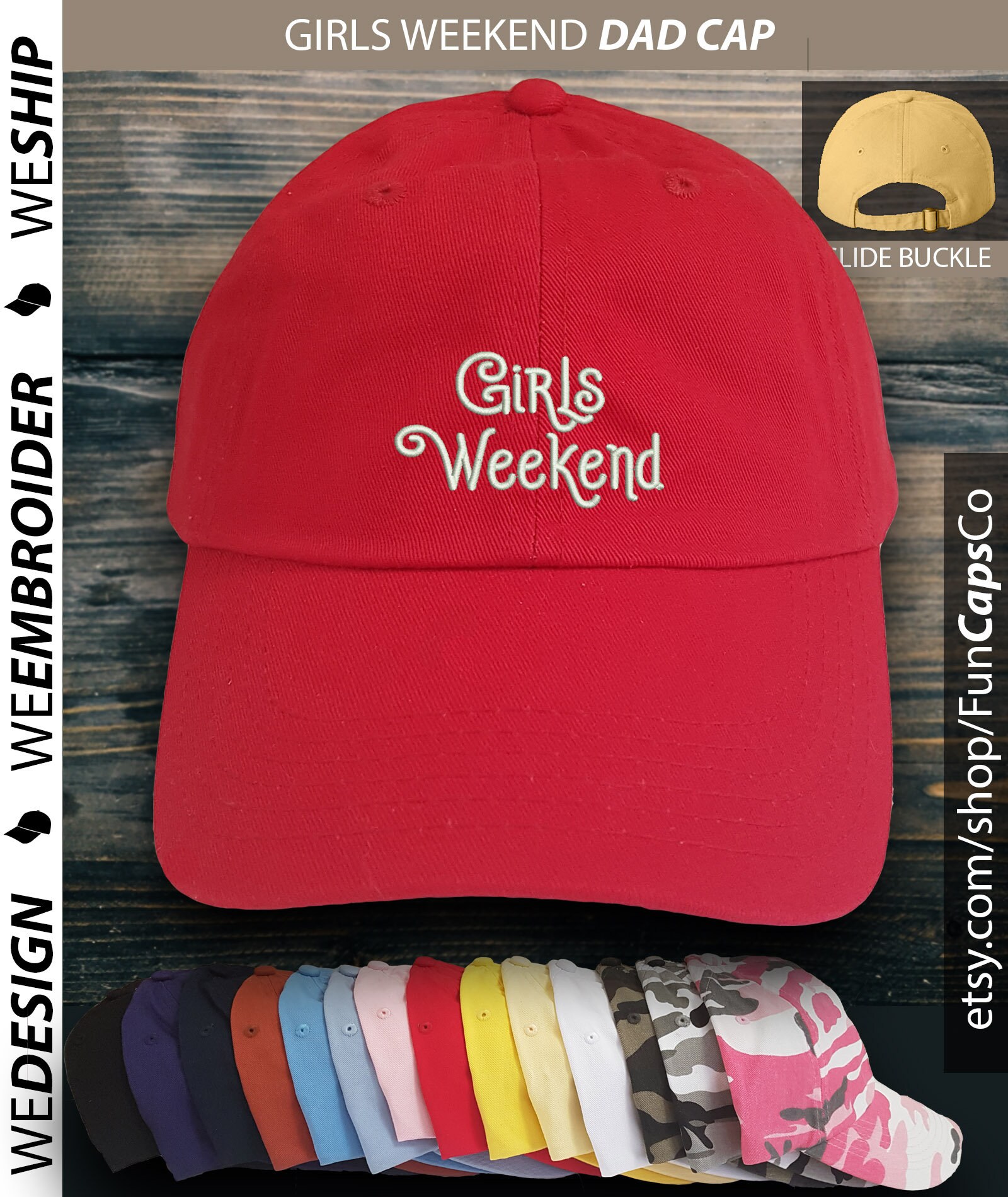 GIRLS WEEKEND Hat Dad Style Cat Embroidered Hat Girls - Etsy