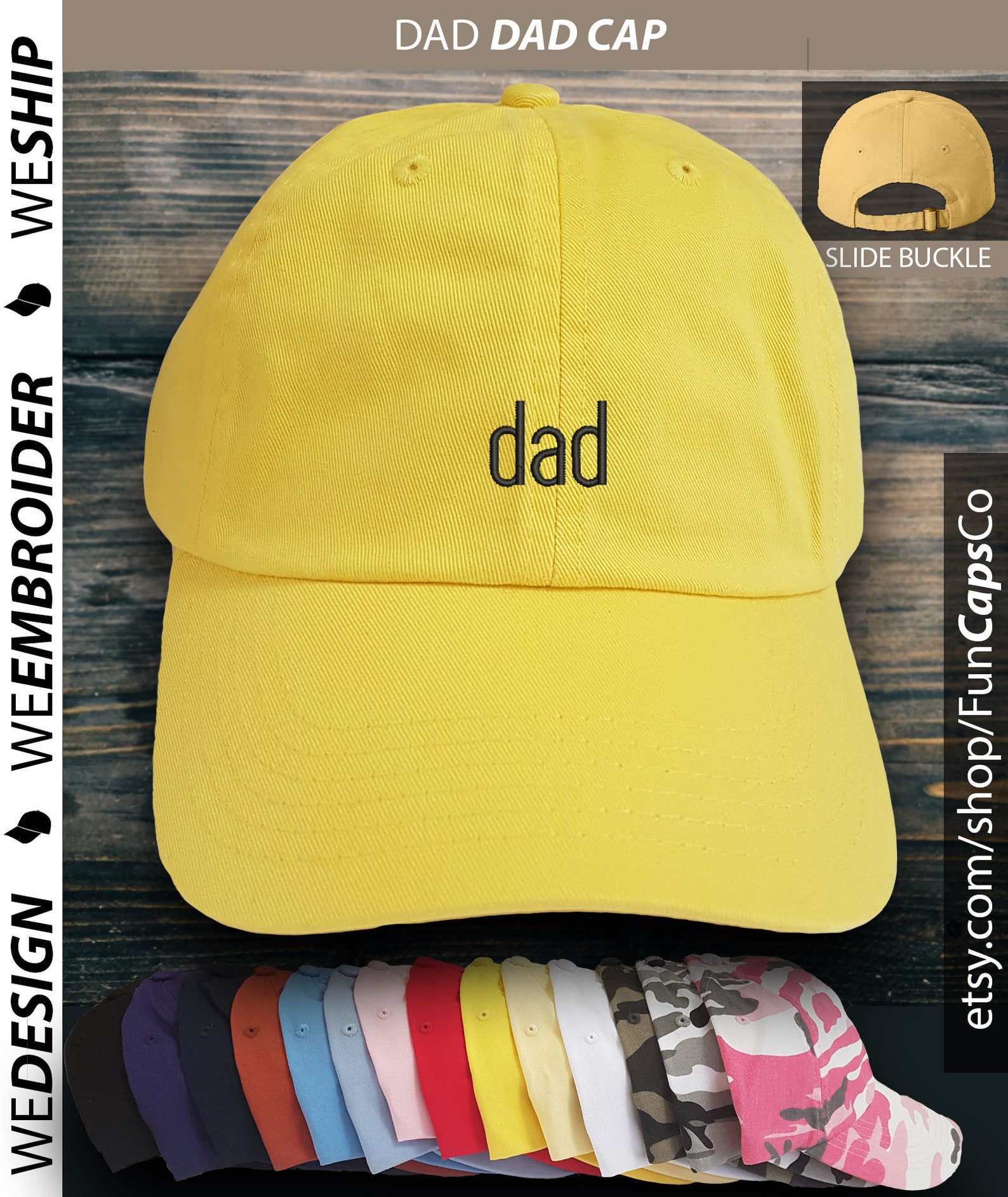 DAD Hat Dad Style Hat Embroidered Hat Dad Dad Capfun Hat - Etsy