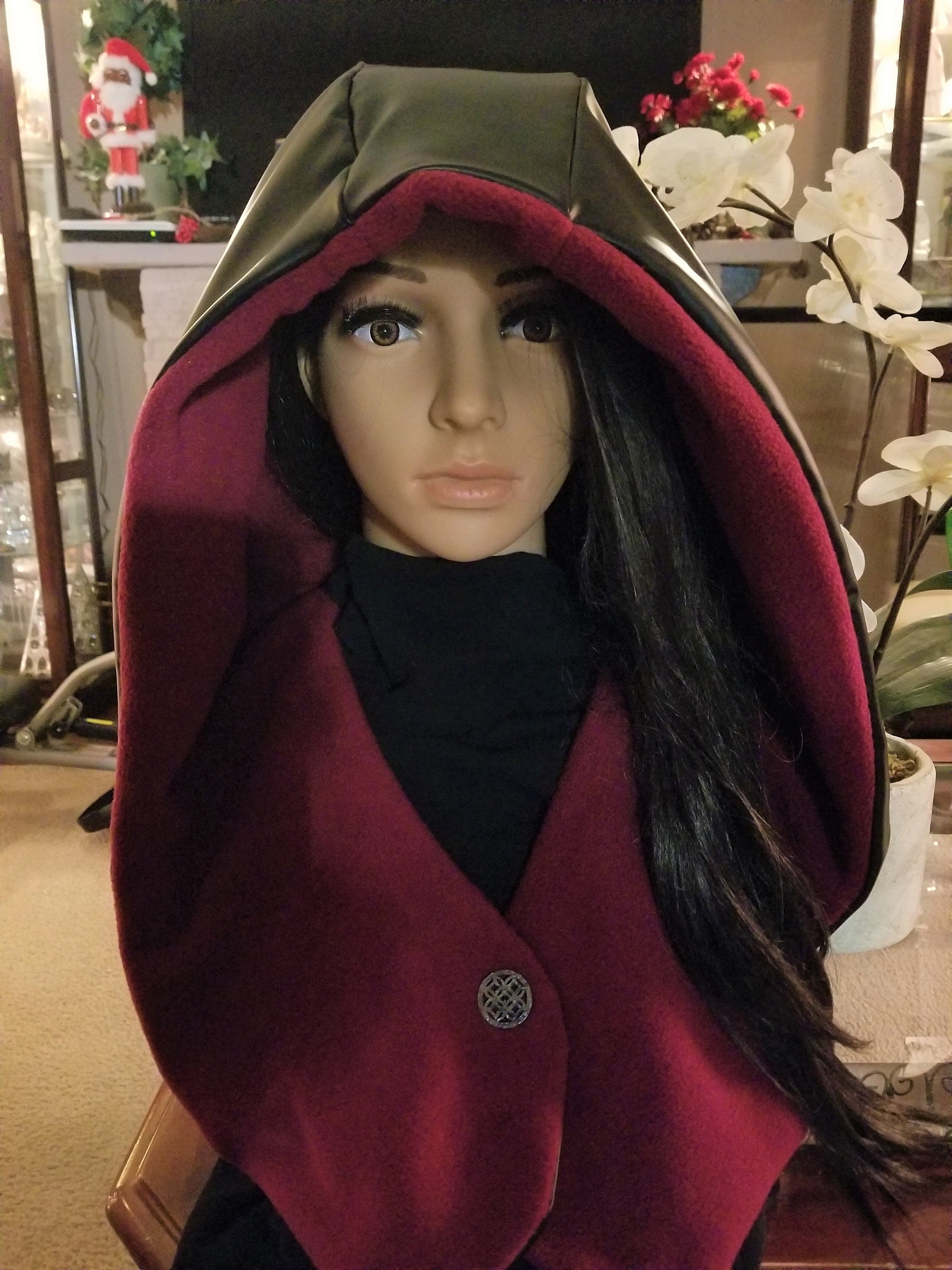 Slick Black Vinyl. This Updated Rain Hood is Not Only Pretty - Etsy