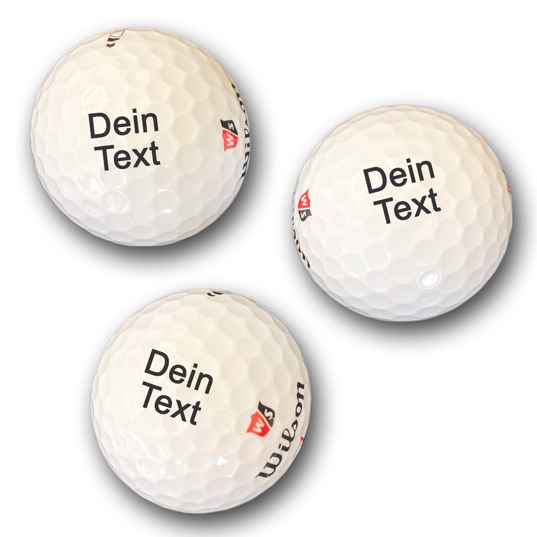 Golf Ball With Engraving Desired Text for Golfer Golfer Your Text ...